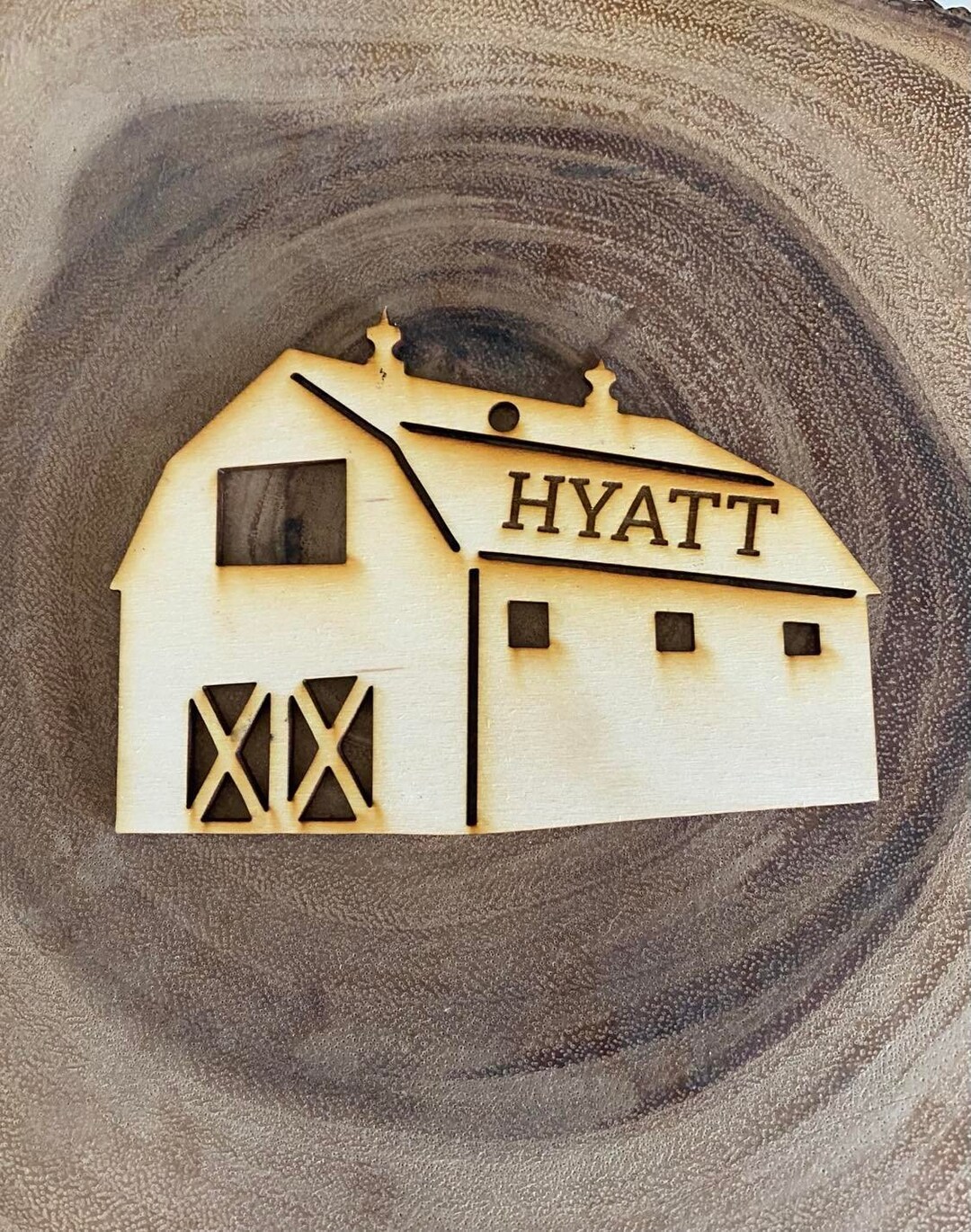 Handmade Wood Farmhouse Barn Wood Ornament - Etsy