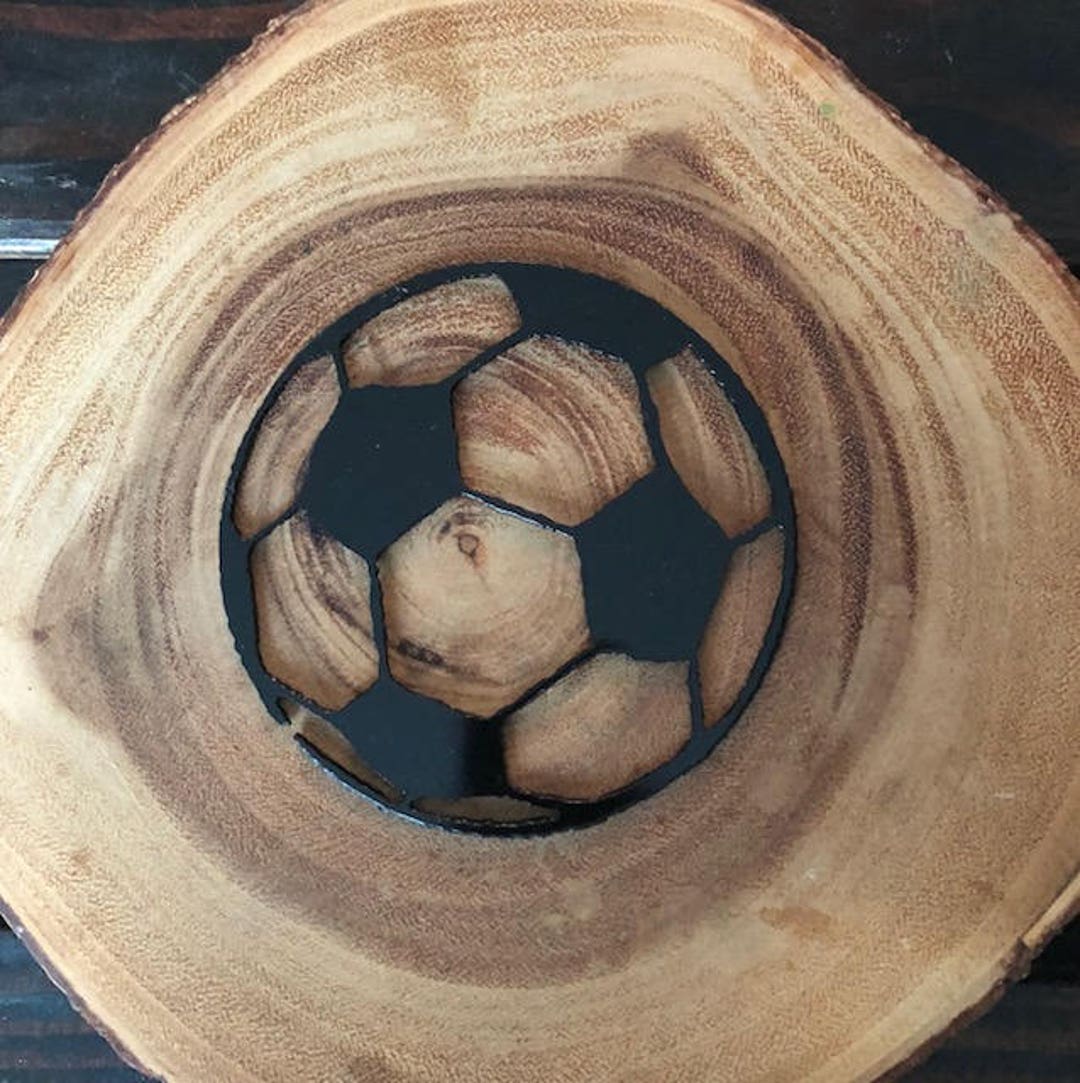 Steel Metal Rustic Recycled Soccer Ball Ornament Plaque - Etsy