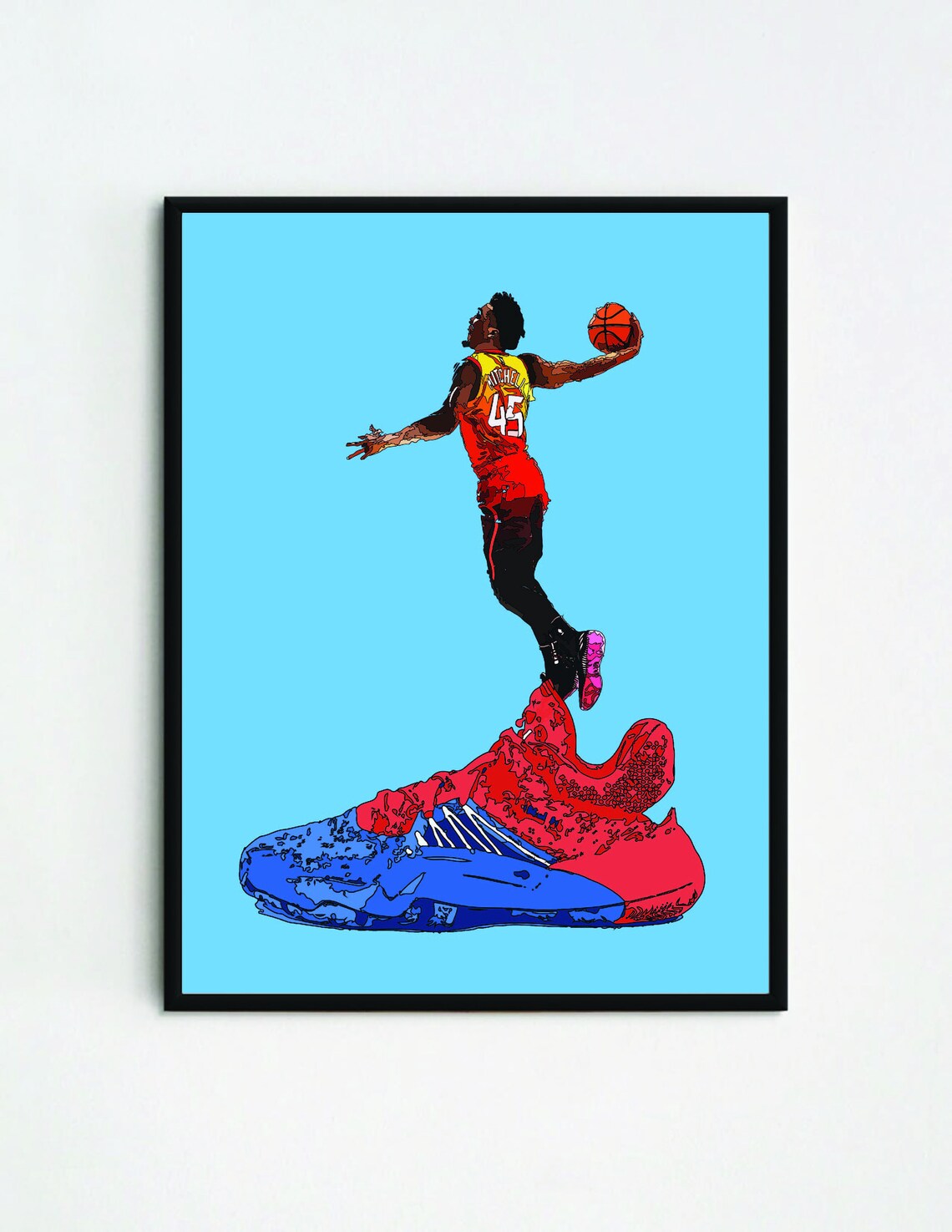 DIGITAL DOWNLOAD - Donovan Mitchell Poster Print - Etsy