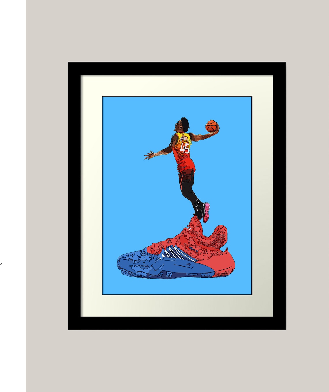 DIGITAL DOWNLOAD Donovan Mitchell Poster Print | Etsy