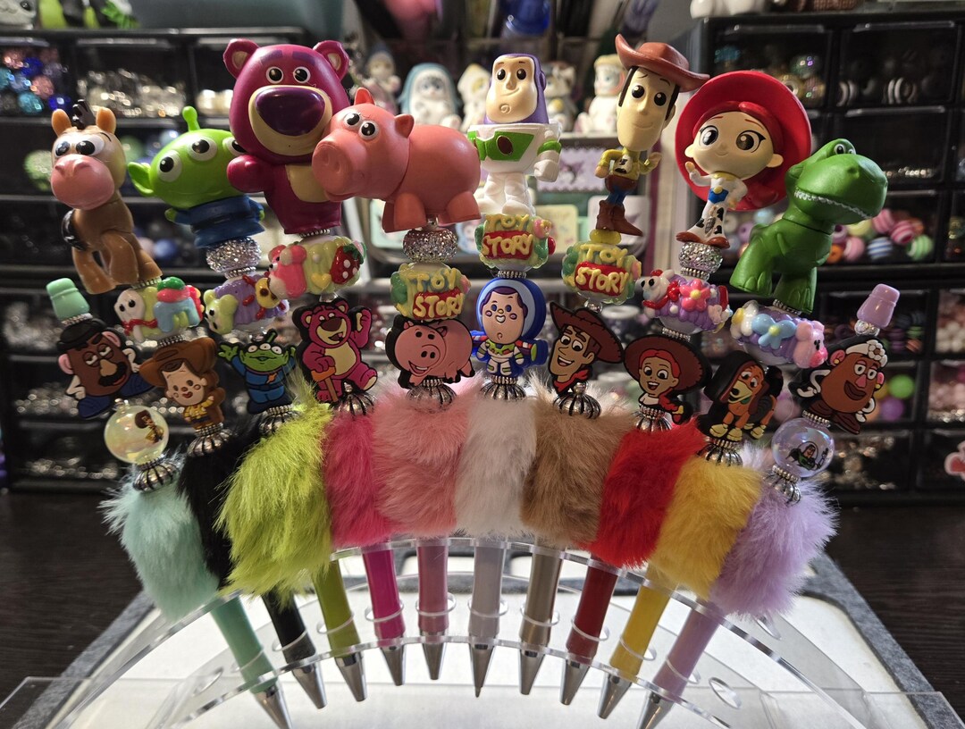 TOY STORY Fancy PEN| Cute Custom Beaded Pens| Fun Gift| Office| Present ...