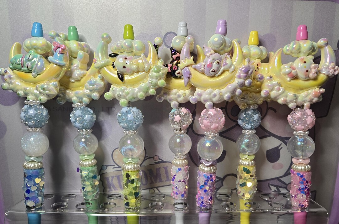 SANRIO Hello Kitty & Friends MOON Fancy PEN | Cute Custom Beaded Pens ...