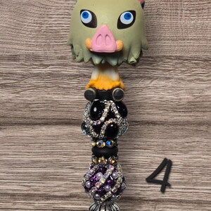 DEMON SLAYER Fancy PEN | Cute Custom Beaded Pens | Fun Gift | Office ...