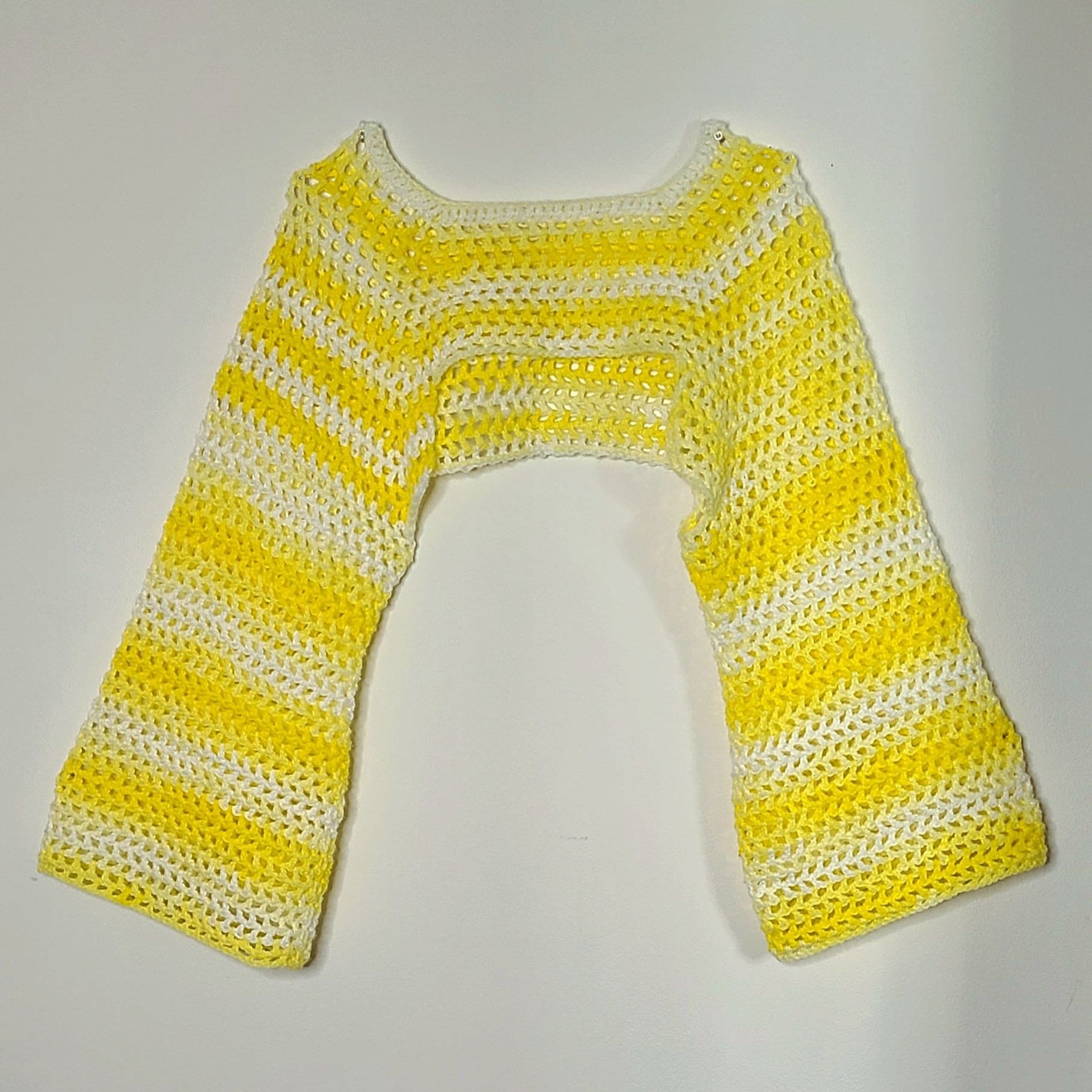 Riley Shrug - Handmade Ultra Crop Sweater in Lemonade - Etsy