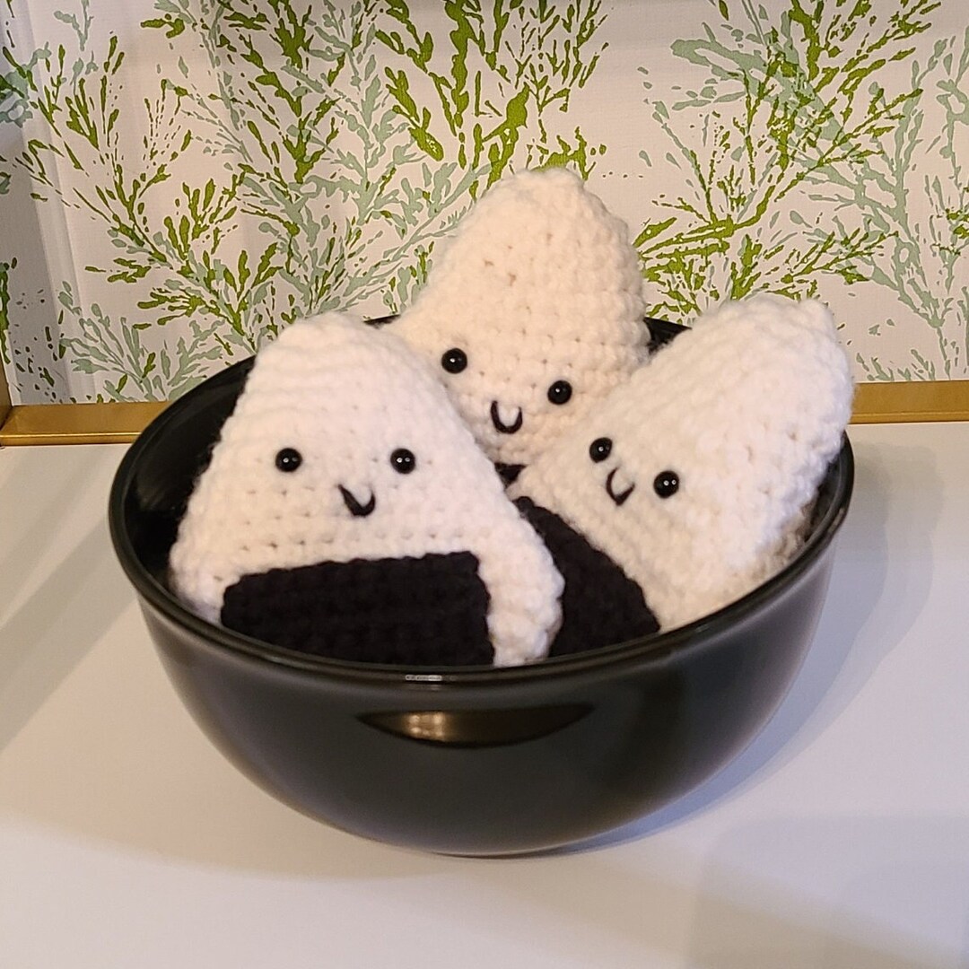 Onigiri - Handmade Crochet Plush - Etsy