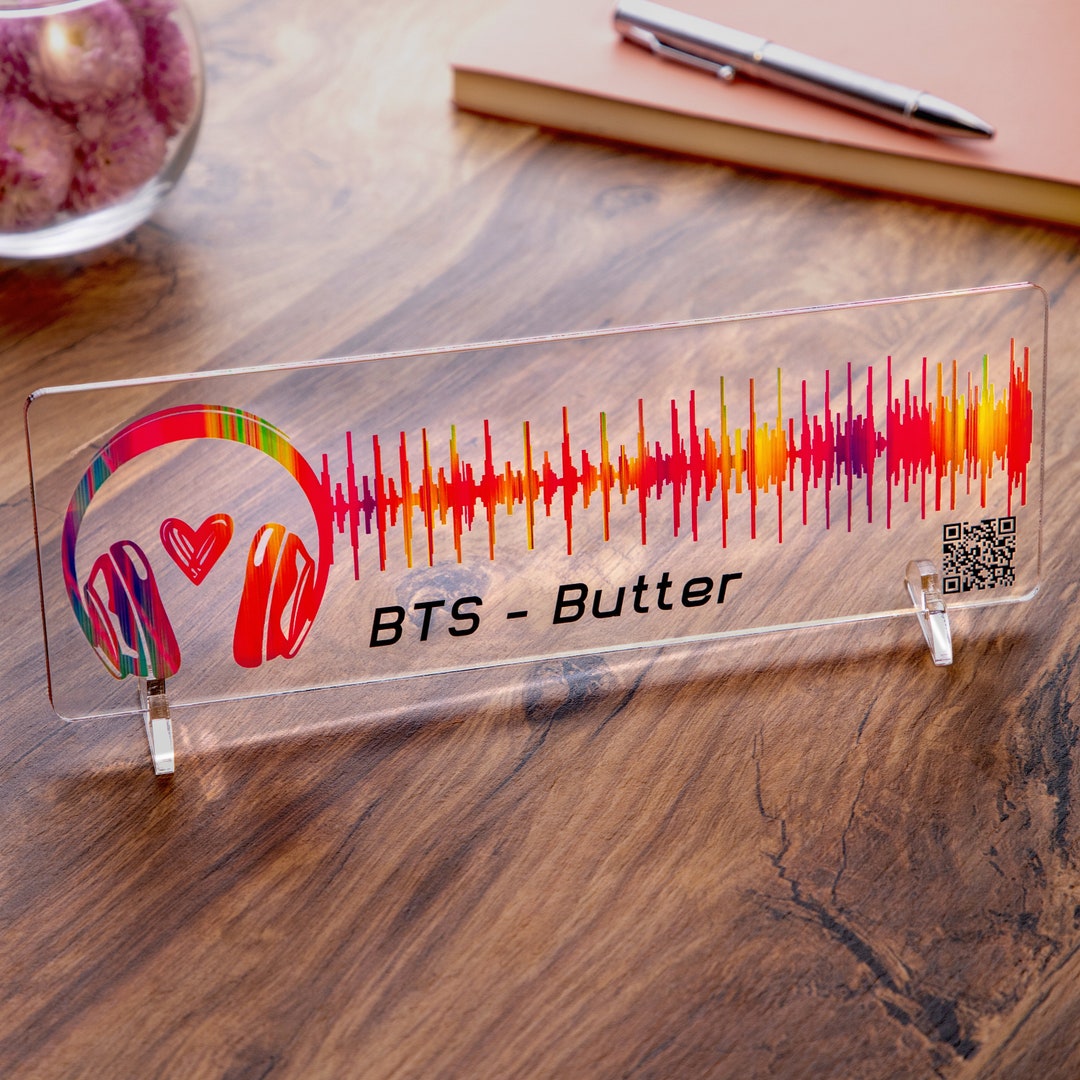 Valentines Day Gift Plaque, Soundwave Art, Valentines Sound Wave Print ...