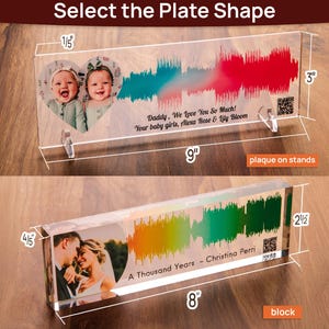 Personalized Sound Wave Art Print - Custom Voice Recording Gift ...