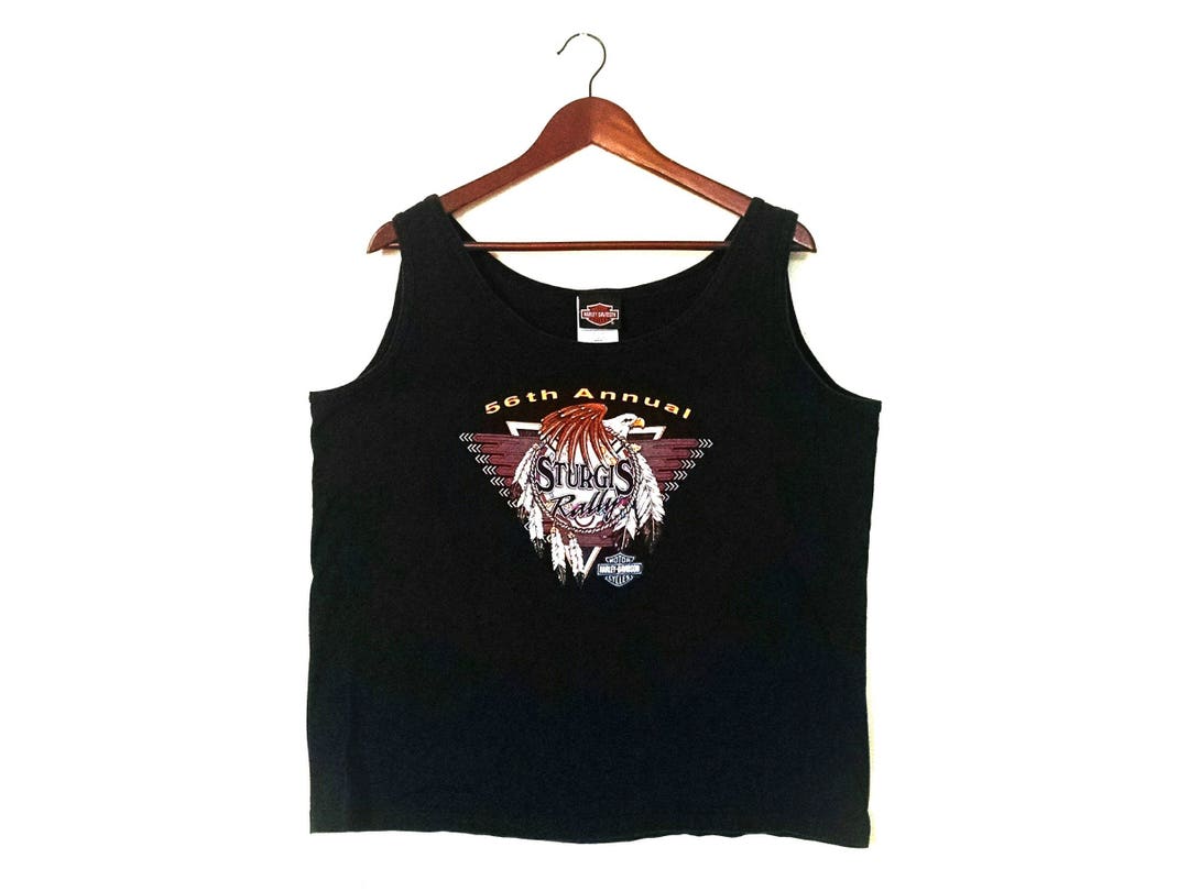 Vintage 1996 Harley Davidson Sturgis Black Hills Rally Motorcycle Tank ...