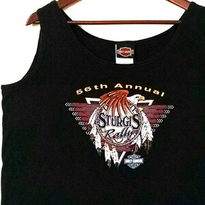 Vintage 1996 Harley Davidson Sturgis Black Hills Rally Motorcycle Tank ...