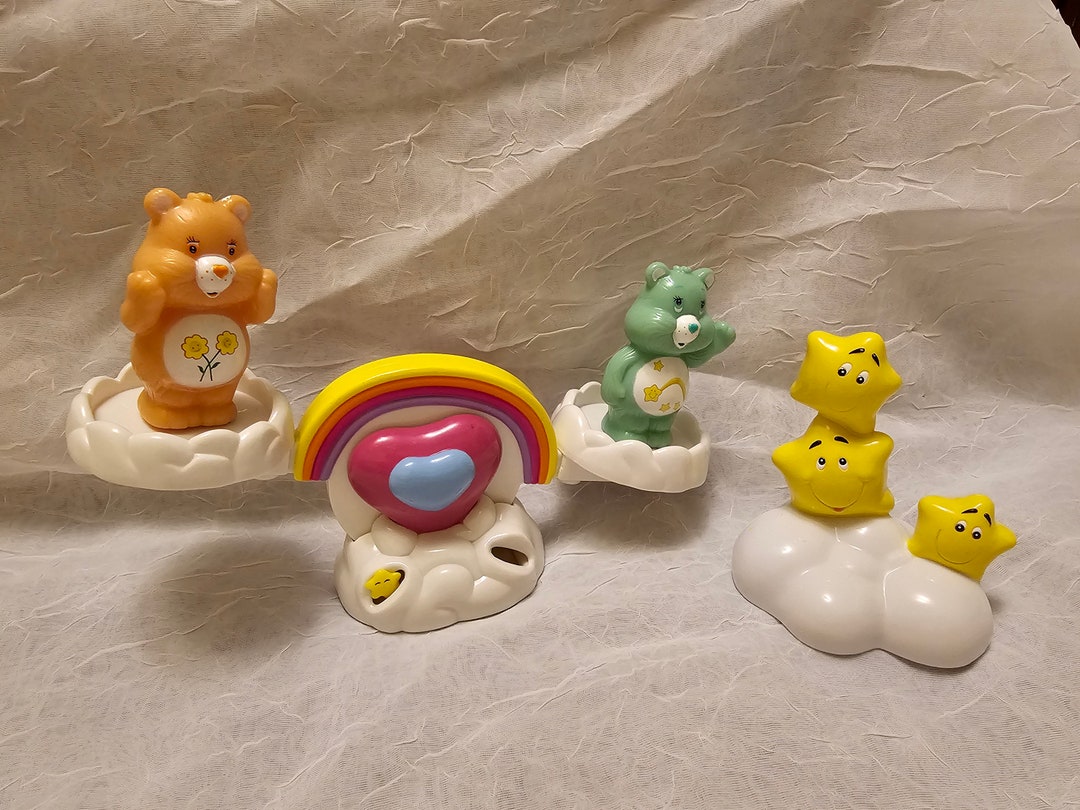 2003 Care Bears Care-a-lot Teeter Totter W/ Friend Bear & Wish Bear ...