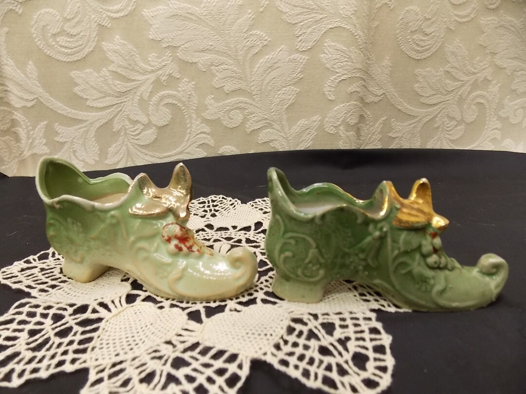 Majolica Porcelain Peace Dove Slippers, Set of 2 - Etsy