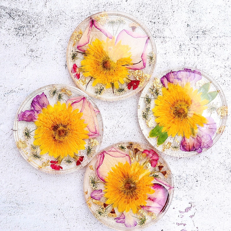 Resin Coasters - Etsy