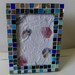 Mosaic White Stained Glass and Mirror Jewelry, Trinket, Keepsake, Gift ...