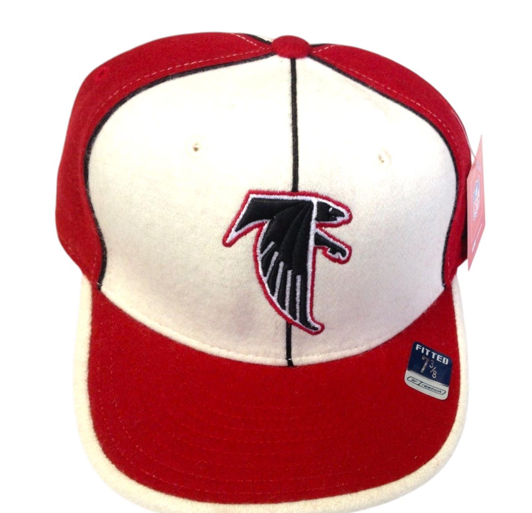 Vintage NFL Atlanta Falcons Fitted Hat Cap Wool Reebok Choose Size New ...