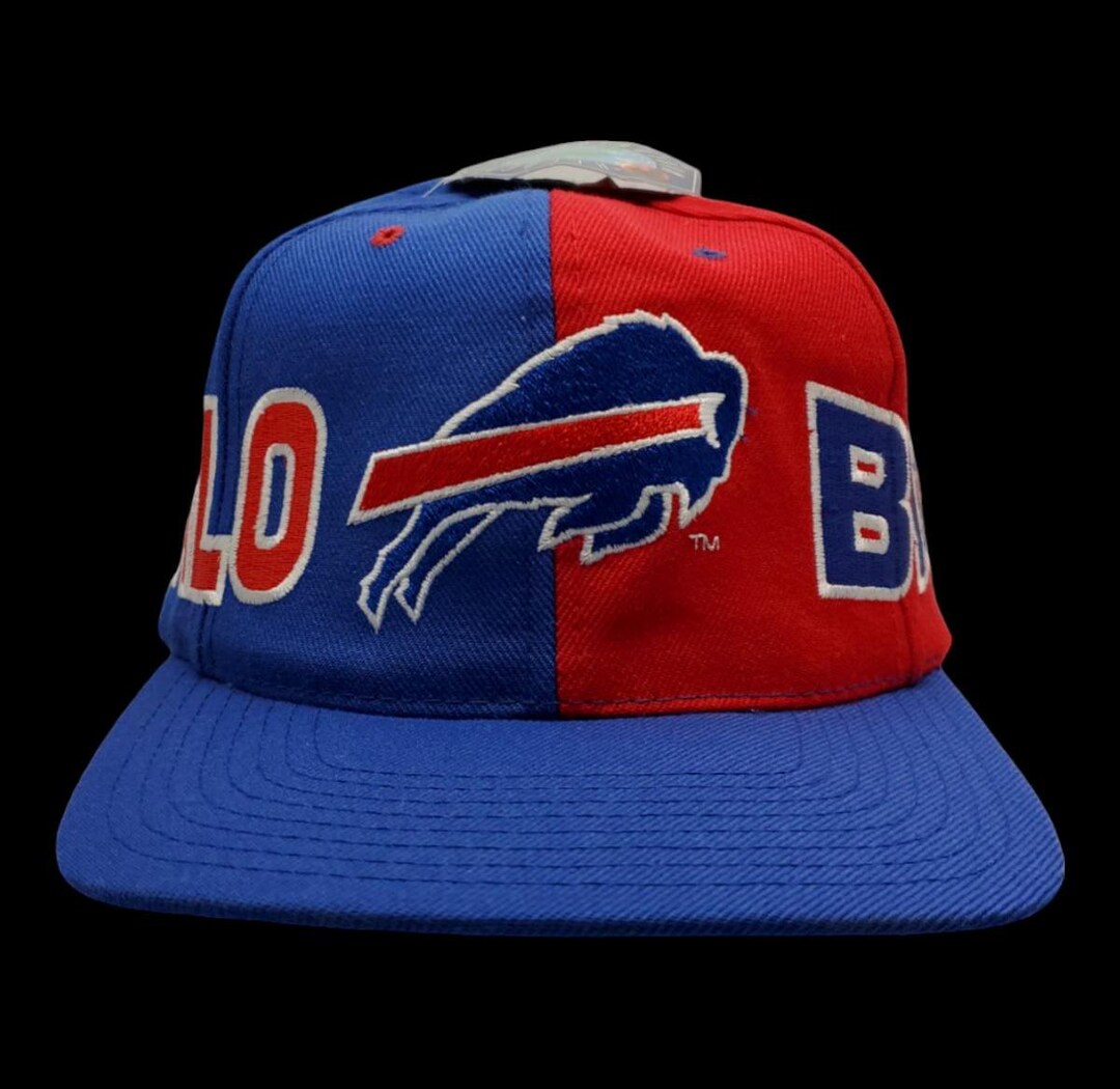 Vintage NFL Buffalo Bills Snapback Hat Cap Spell Out Embroidered ...