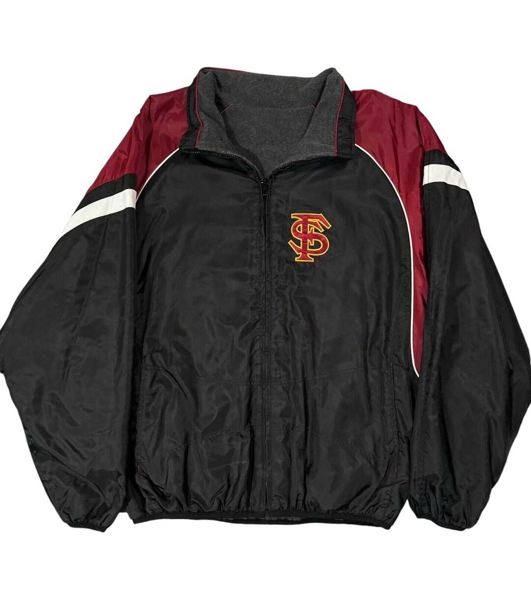 Vintage Florida State FSU Seminoles Reversible Jacket Size Large NCAA ...