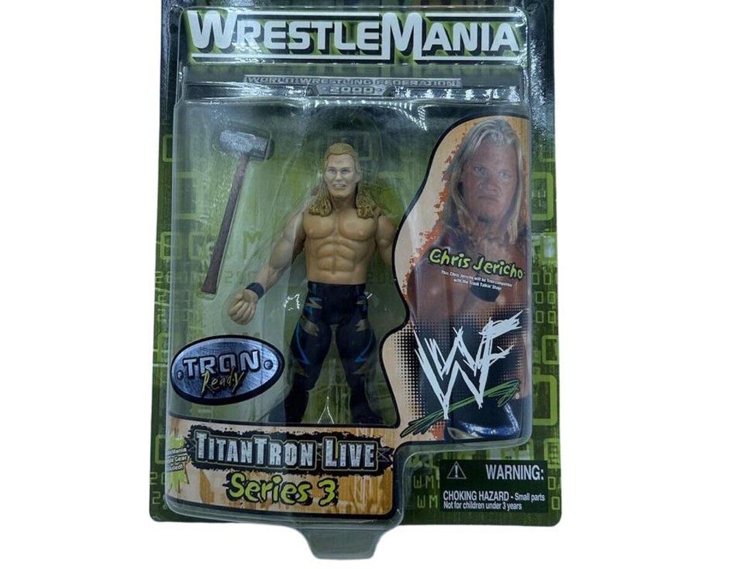 Vintage WWF Chris Jericho Titan Tron Live Series 3 1999 Wrestling ...