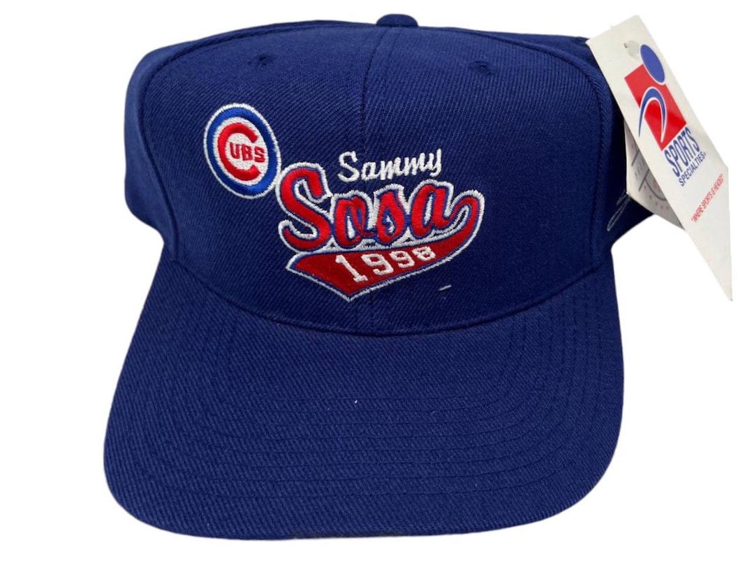 Vintage MLB Chicago Cubs Sammy Sosa Snapback Hat Cap Sports Specialties ...