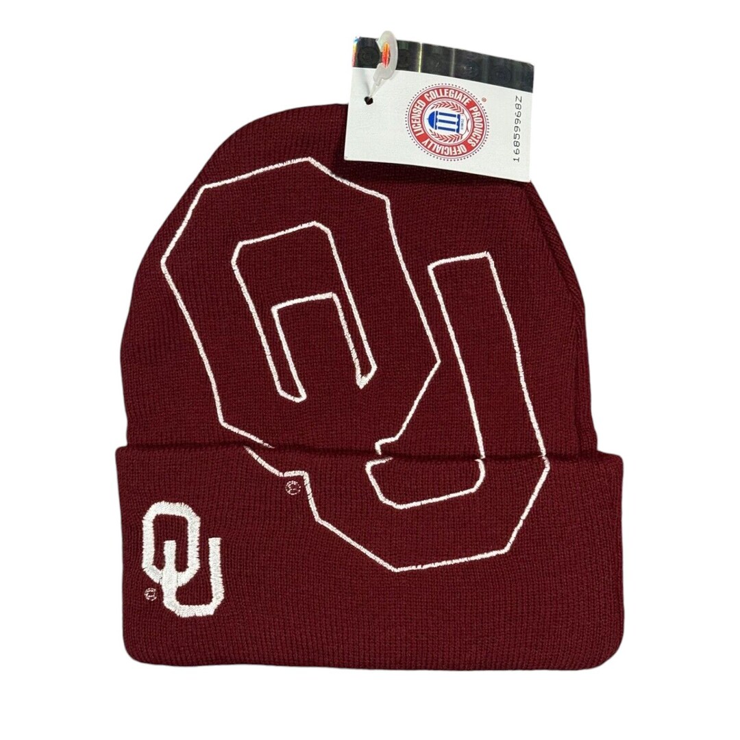 Vintage Oklahoma Sooners Beanie Winter Cap Hat NCAA New With Tags - Etsy