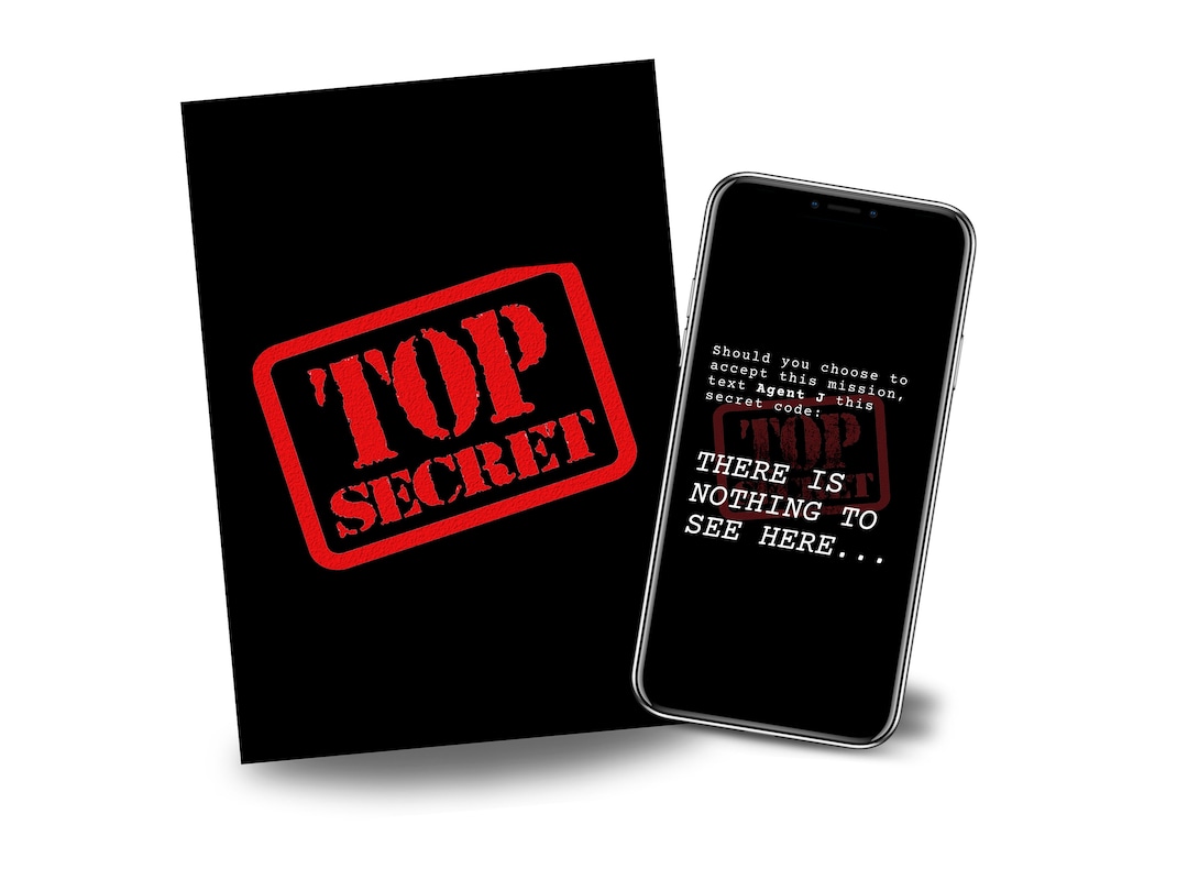 Surprise Birthday Invitation: Top Secret Mission (digital) - Etsy