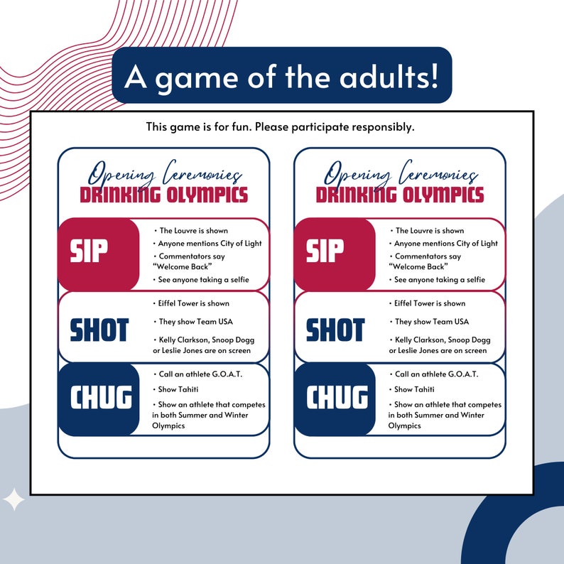 Paris 2024 Olympic Party Pack Opening Ceremonies Invitation, Games ...