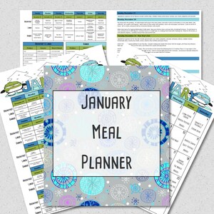January 2020 Meal Planner, Budget Monthly Meal Planner W/ Grocery List ...