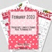 February 2020 Monthly Meal Planner With Grocery List and Cookbook ...