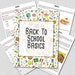 Back to School Basics Meal Planning Guide, School Lunch, Meal Planner ...
