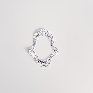 Shark Teeth Sticker Vinyl Sticker Summer Sticker Ocean - Etsy