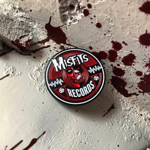 Misfits Wave Records Logo Enamel Pin - Etsy
