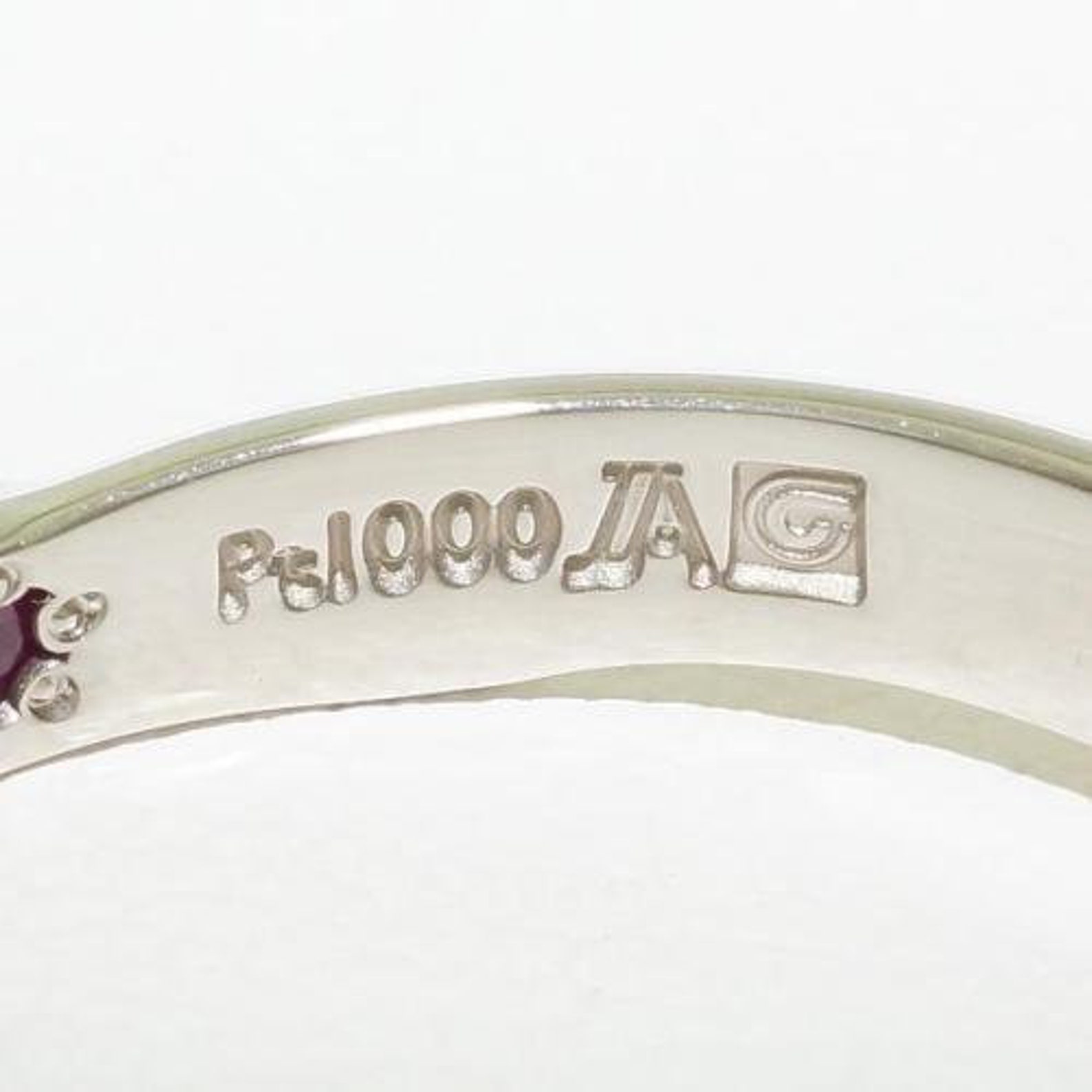 Platinum Pt1000 Ring Ring Size: 8.5 US Size Heavy Quality - Etsy