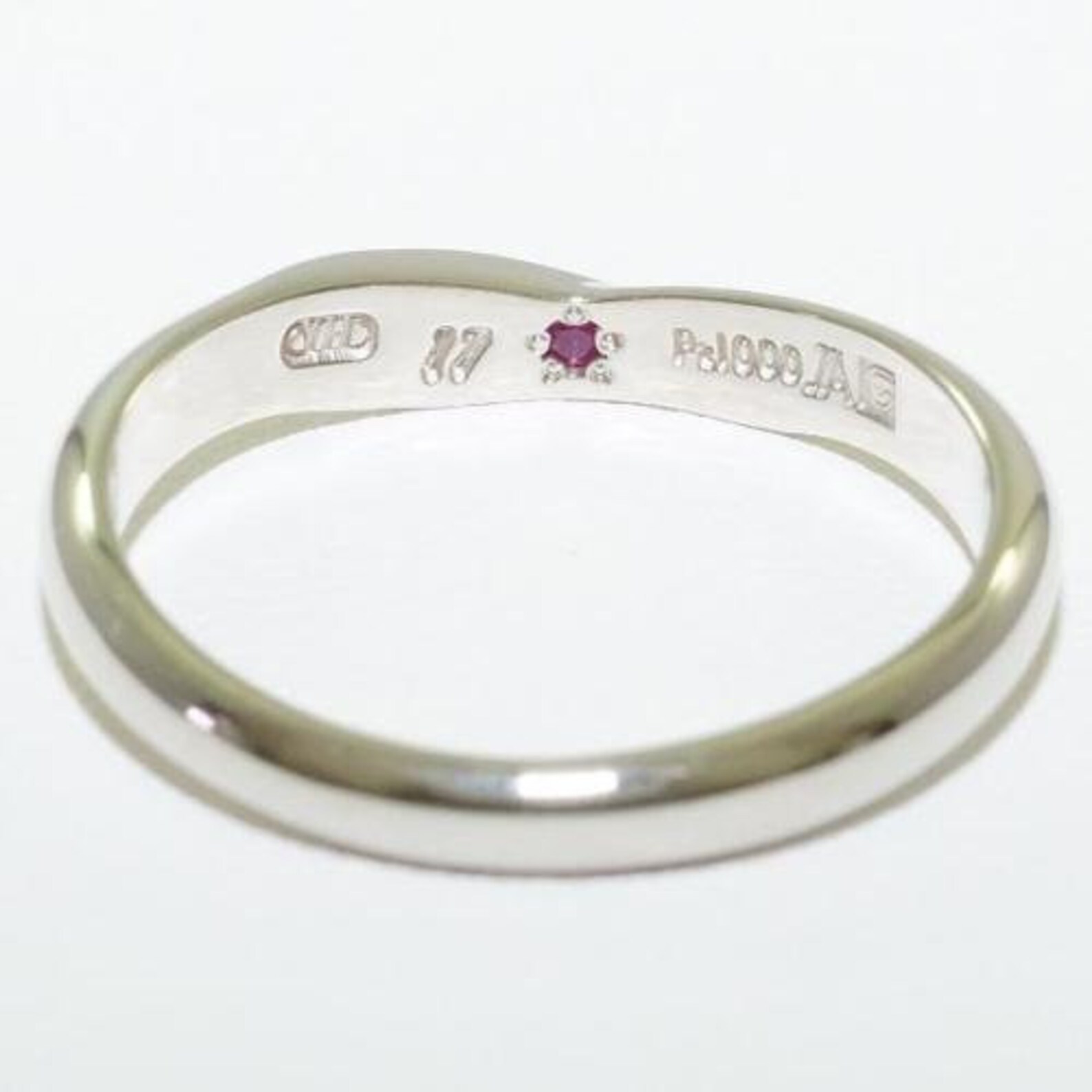 Platinum Pt1000 Ring Ring Size: 8.5 US Size Heavy Quality - Etsy