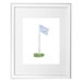 Navy Golf Flag 18th Hole Watercolor Print Boy Nursery Room - Etsy