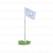 Navy Golf Flag 18th Hole Watercolor Print Boy Nursery Room - Etsy