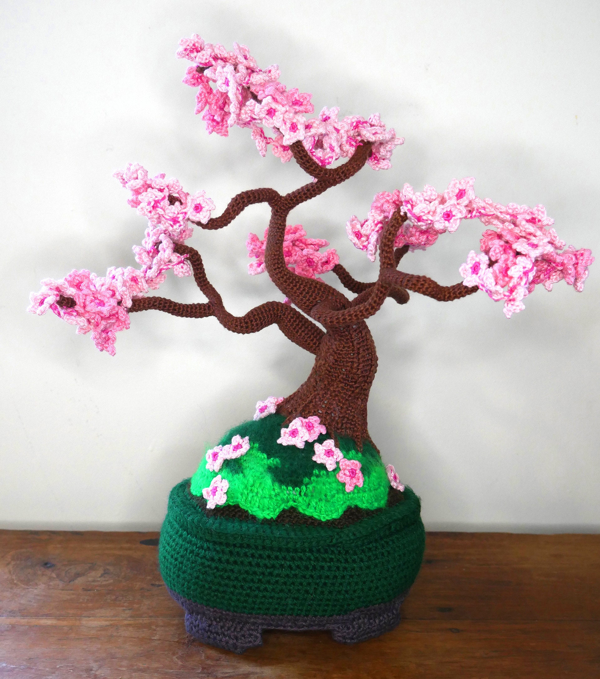 Large Everlasting Cherry Blossom Bonsai in Crochet - Etsy