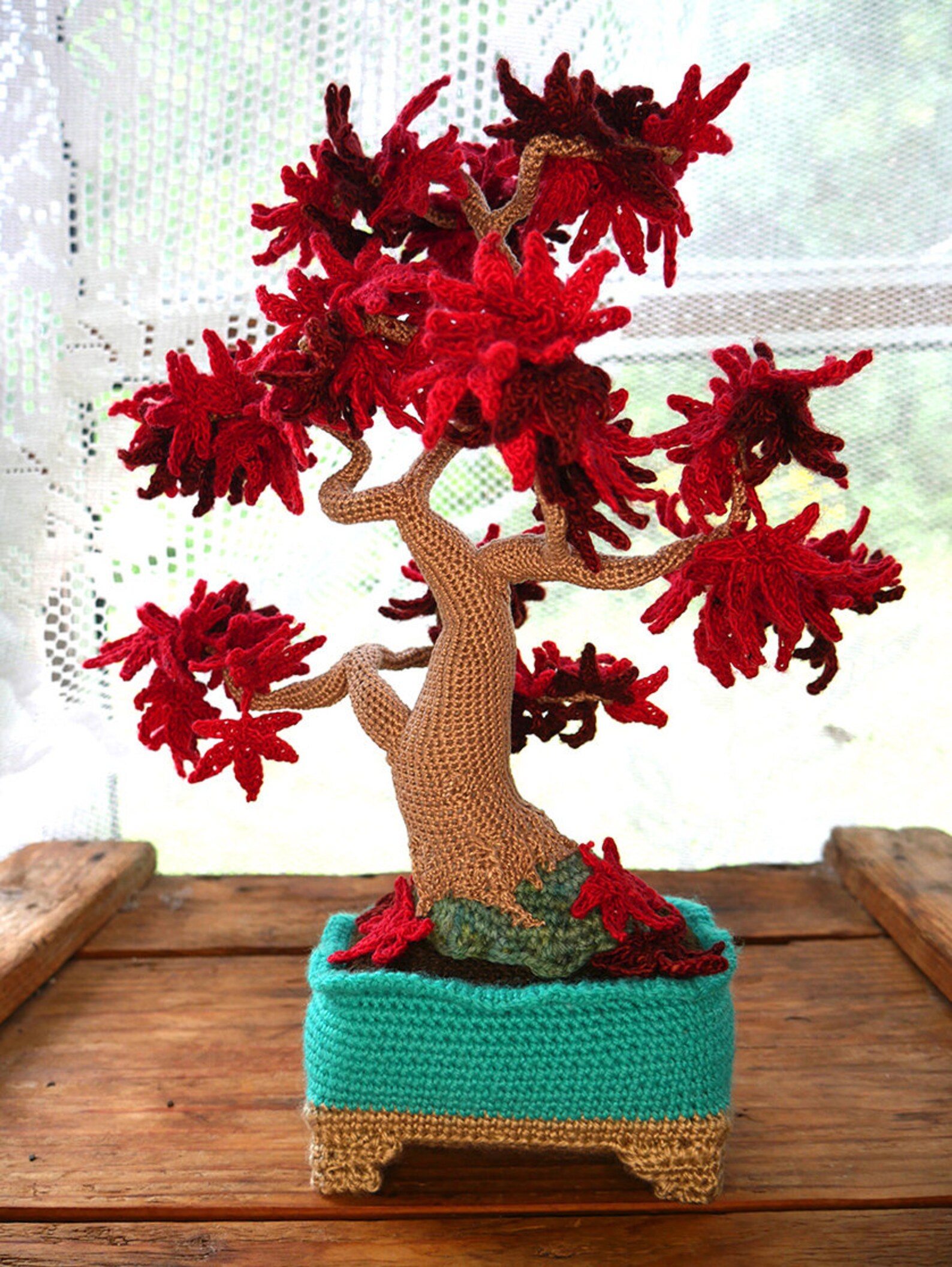 Japanese Red Maple Bonsai in Crochet - Pattern Only - Etsy