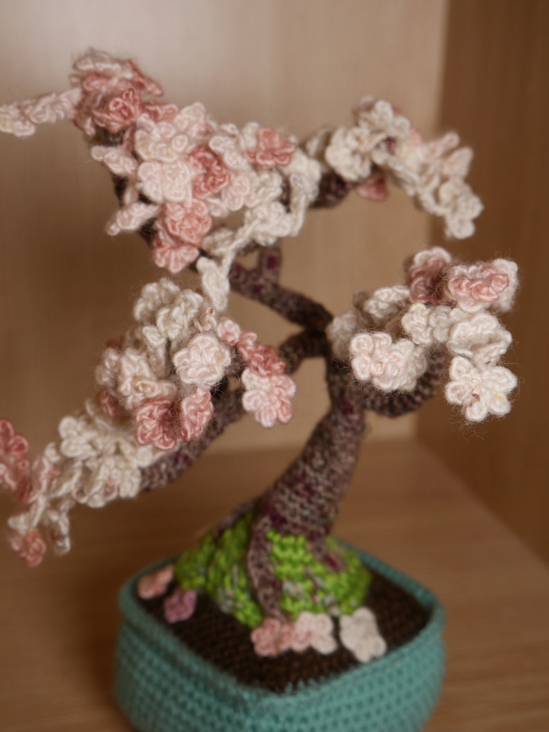 Mini Everlasting Cherry Blossom Bonsai in Crochet - Pattern Only - Etsy
