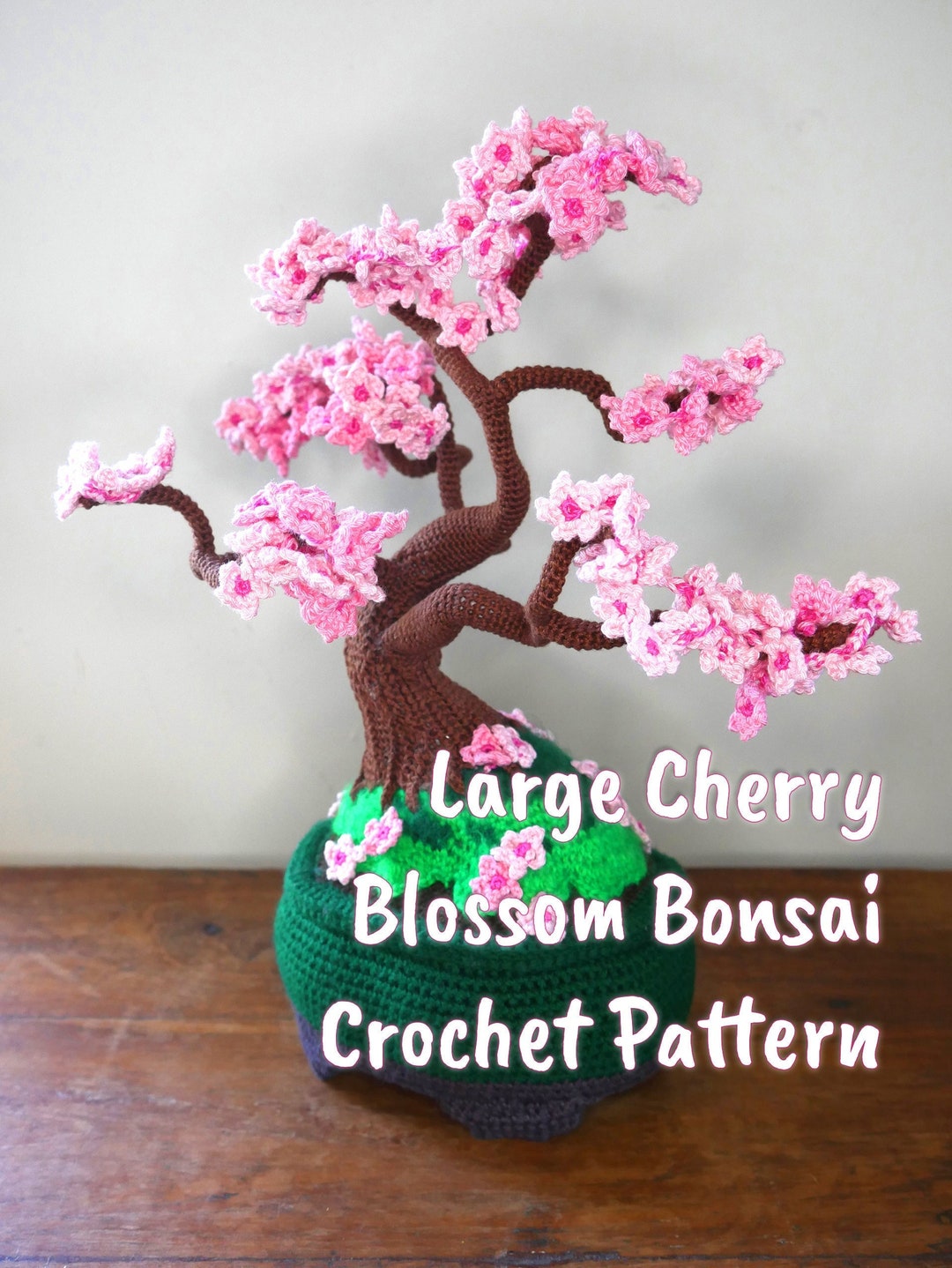 Large Everlasting Cherry Blossom Bonsai in Crochet - Etsy