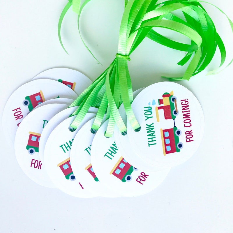 Train Thank You Tags - Etsy