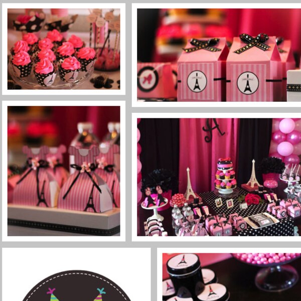 Paris Baby Shower - Etsy
