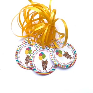 Bear Cupcake Toppers, Birthday Bear Cake Picks, Boy & Girl Party ...