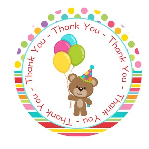 Bear Cupcake Toppers, Birthday Bear Cake Picks, Boy & Girl Party ...