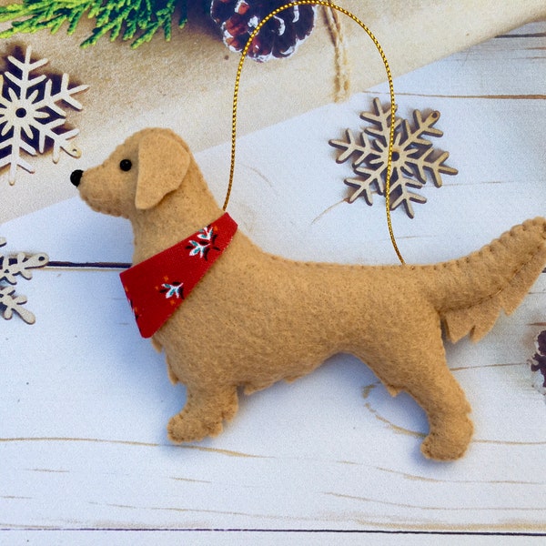 Felt Golden Retriever - Etsy