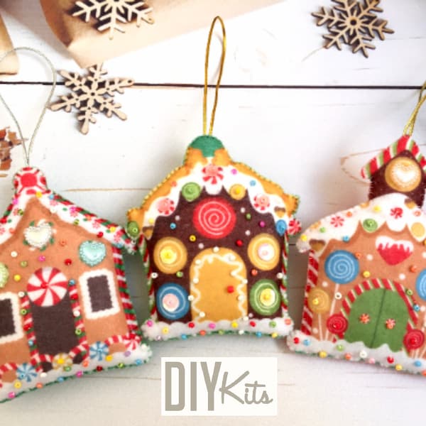 Felt Gingerbread House - Etsy