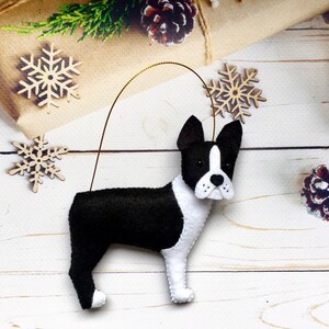 Boston Terrier Ornament-dog Christmas Ornament-boston Terrier Gifts ...
