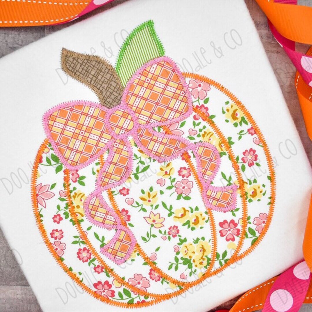 Fall Floral Pumpkin With Bow Shirt, Thanksgiving Pumpkin Shirt, Girl ...