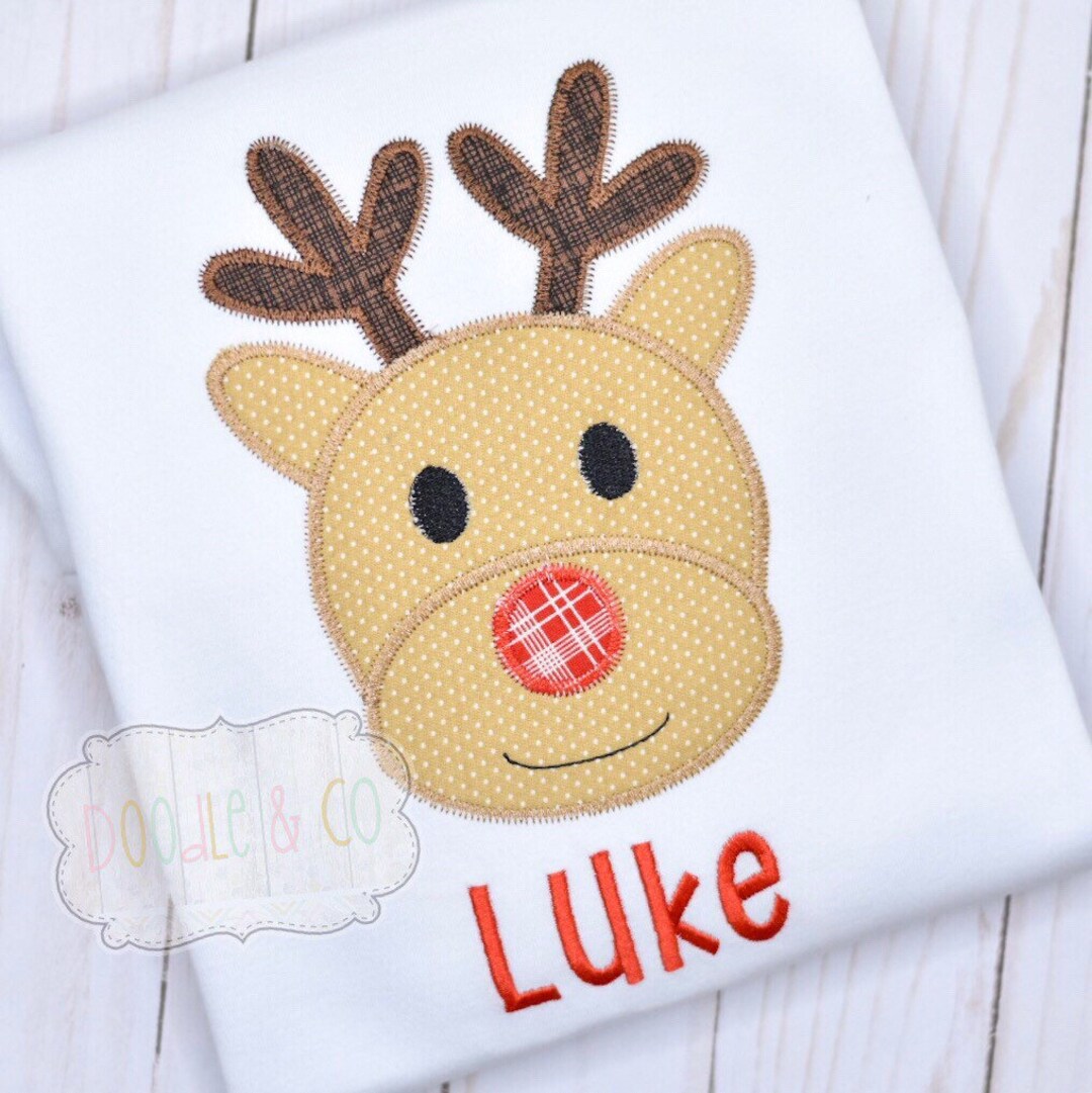 Christmas Rudolph Shirt Boy Reindeer Shirt Boy Christmas - Etsy