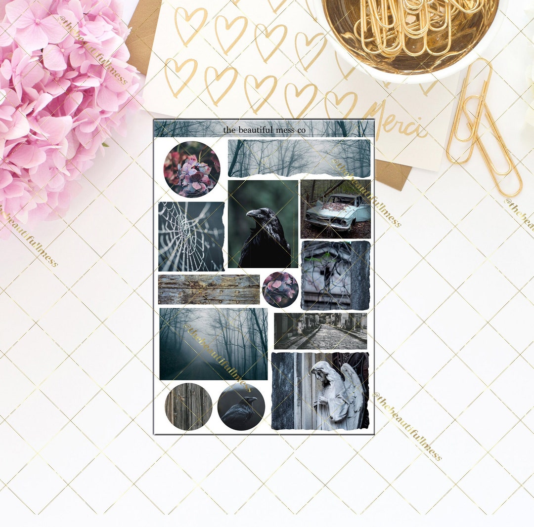Ominous Journaling Stickers / Planner Sticker / Bullet Planner / Mini ...