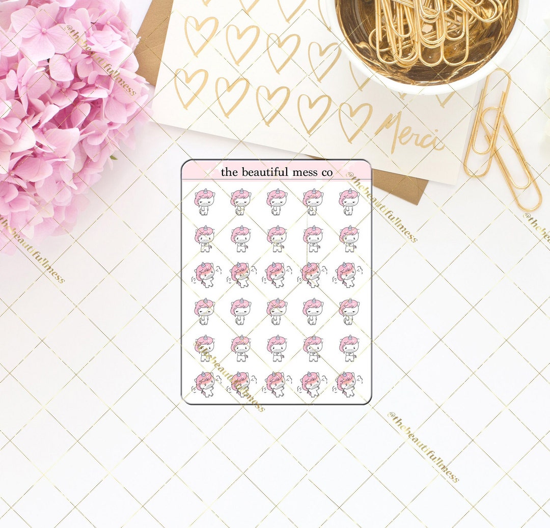 Twinkle Bad Day Stickers / Planner Sticker / Happy Planner / Plum ...