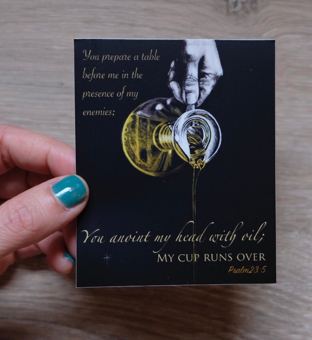 Anointing Oil Sticker - Etsy